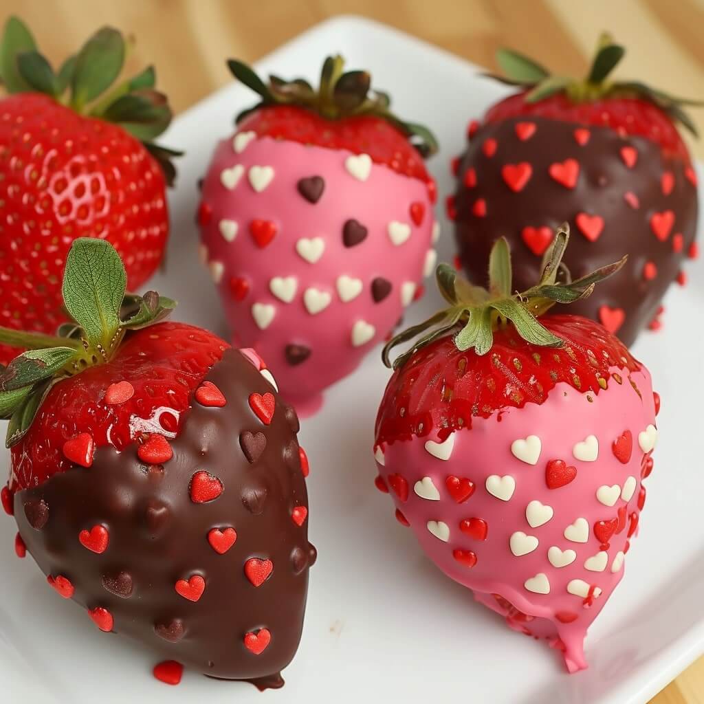 Chocolate Covered Strawberries for Valentine's Day