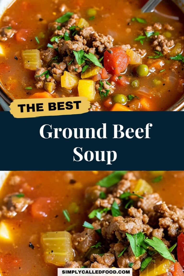 Ground Beef Soup Recipe (So Simple and Delicious)