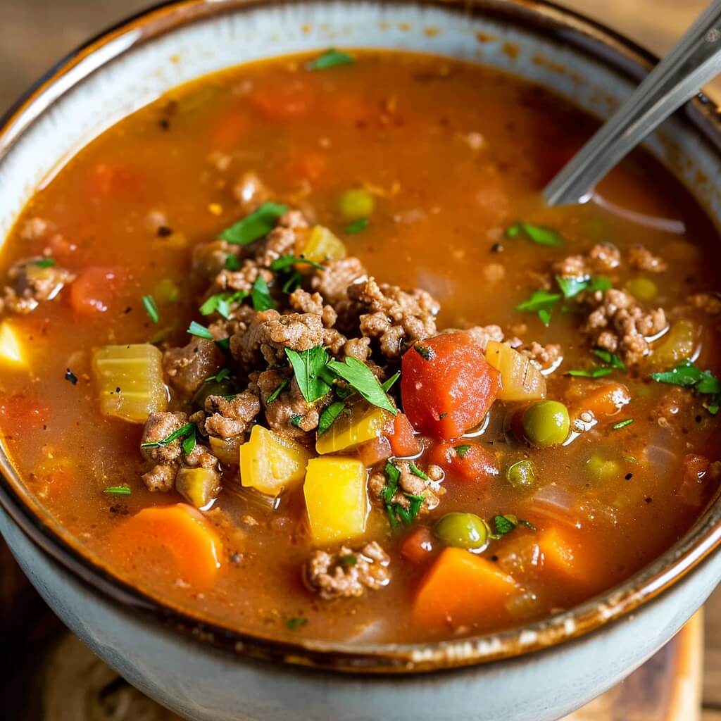 Ground Beef Soup Recipe So Simple And Delicious Ground Beef Soup Recipe So Simple And Delicious