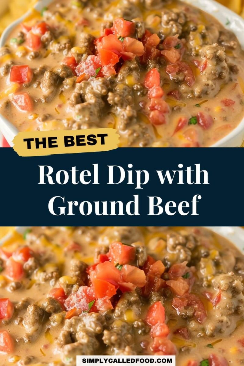 Rotel Dip with Ground Beef Recipe